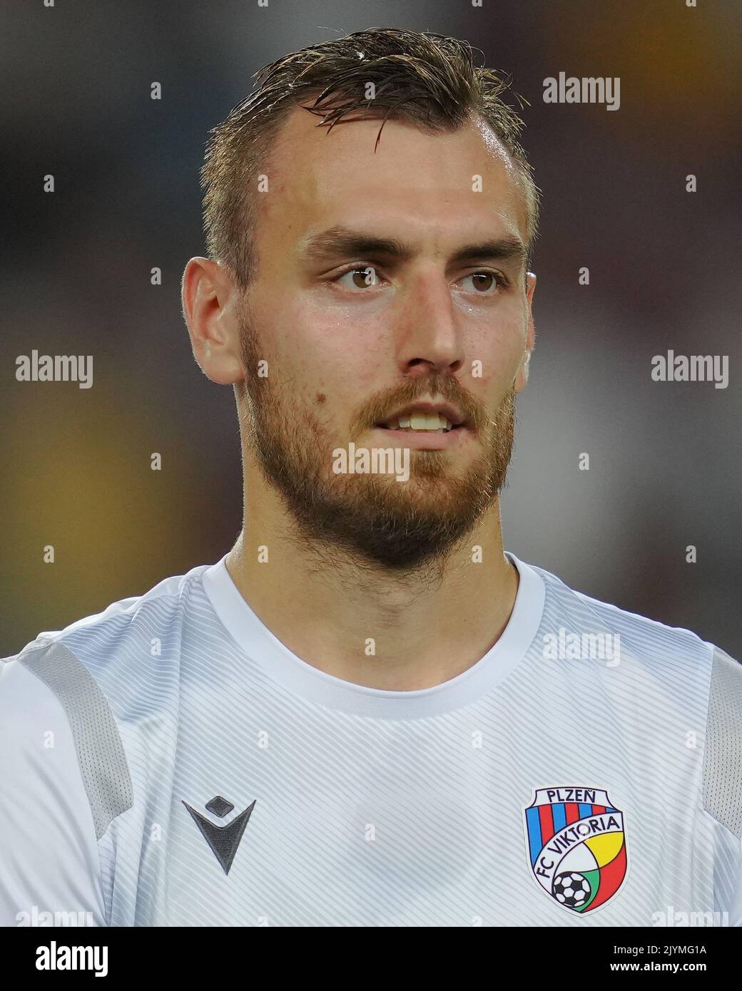 Tomas Chory of Viktoria Plzen during the UEFA Champions League match ...