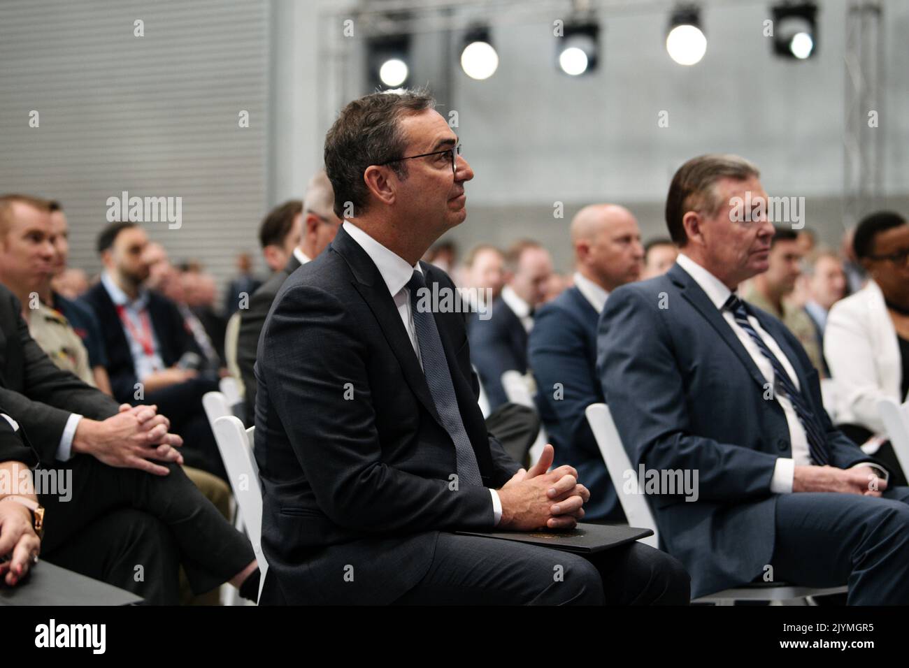 The Premier of South Australia Steven Marshall during the opening of ...