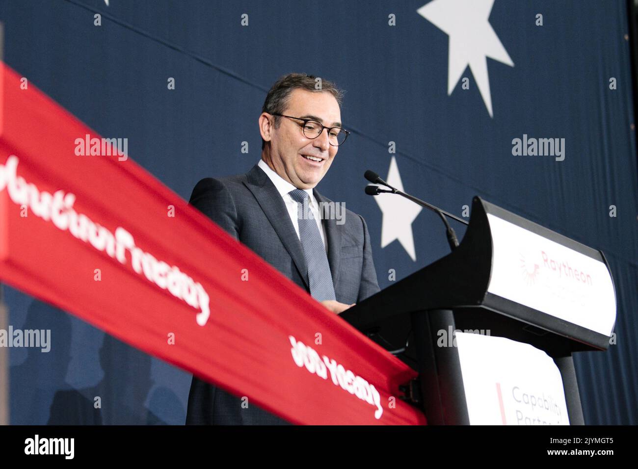 Premier of South Australia Steven Marshall during the opening of ...