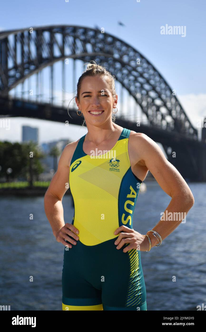 Olympian Lucy Stephan (Rowing) during the launch of the Australian ...