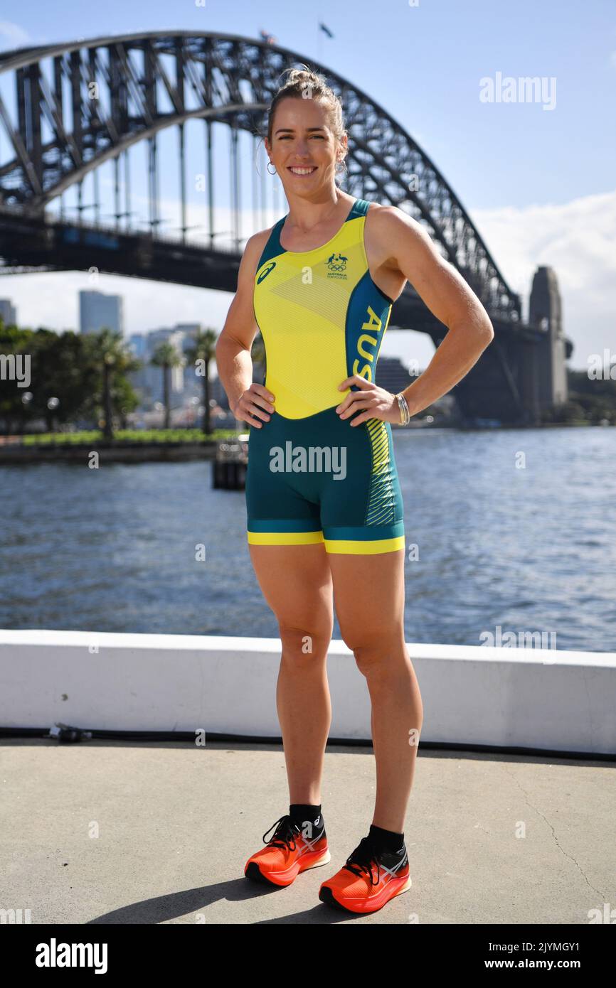 Olympian Lucy Stephan (Rowing) during the launch of the Australian ...