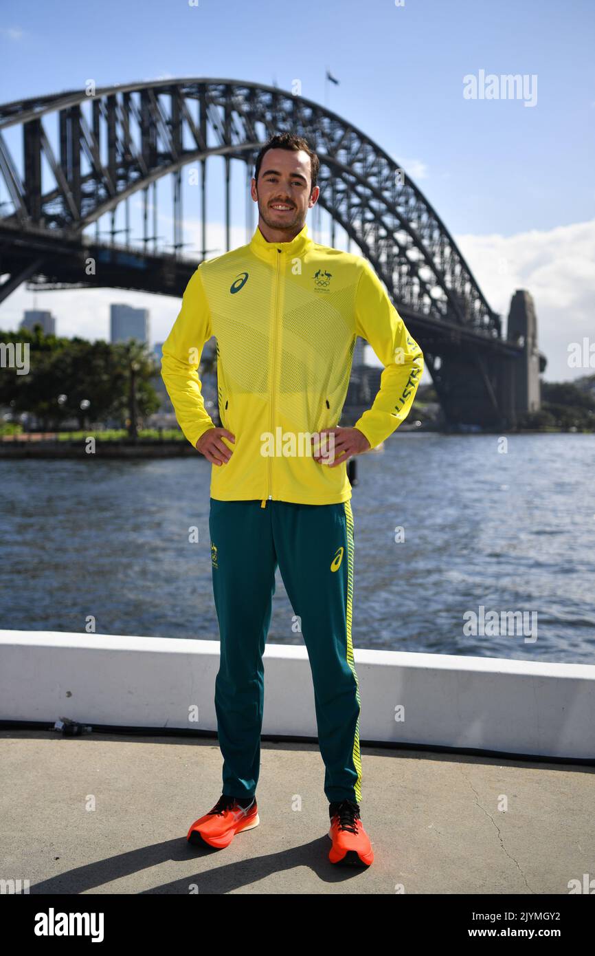 Olympian Jake Birtwhistle (Triathlon) during the launch of the ...