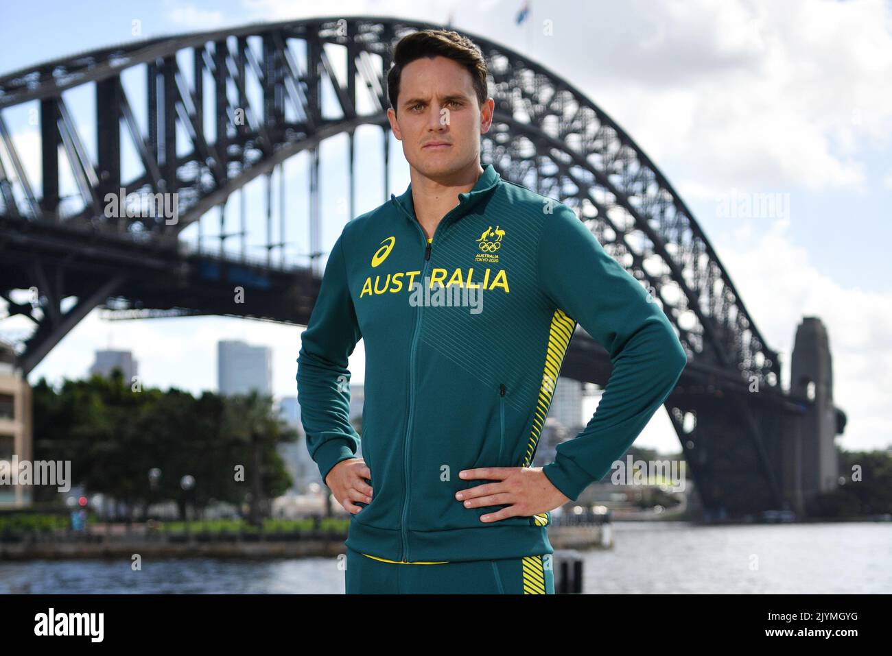 Olympian AJ Roach (Water Polo) during the launch of the Australian ...