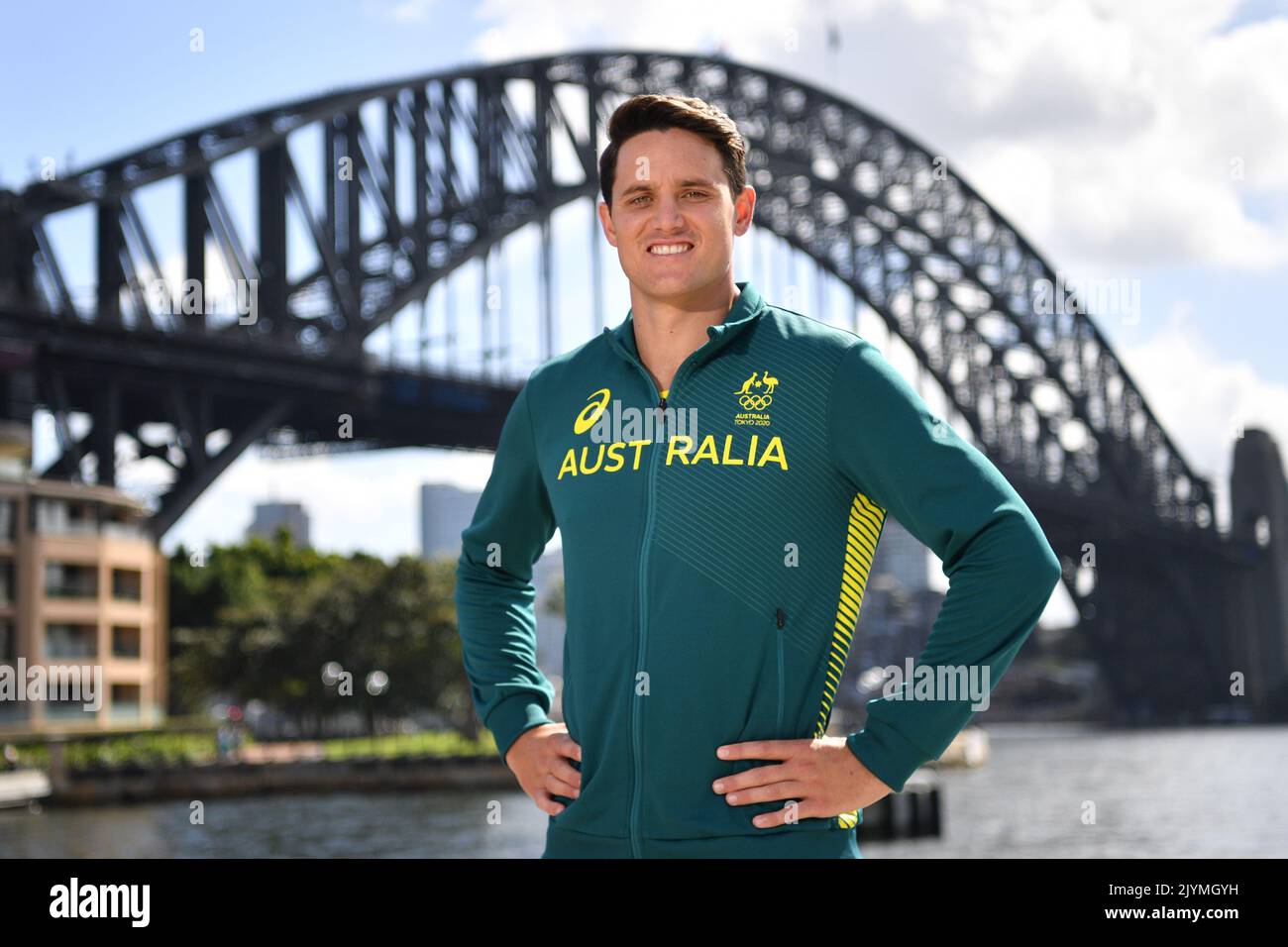 Olympian AJ Roach (Water Polo) during the launch of the Australian ...
