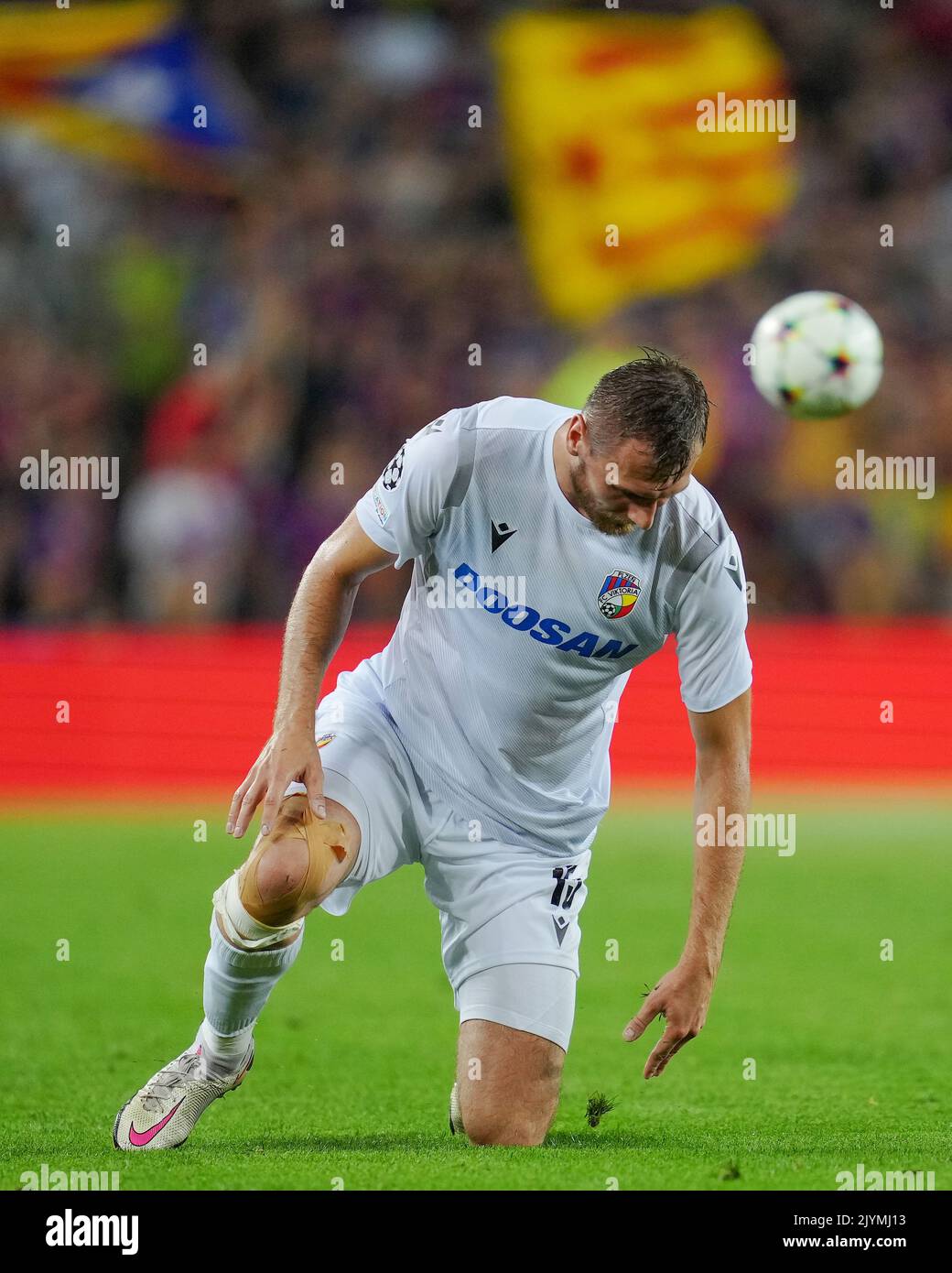 Tomas Chory of Viktoria Plzen during the UEFA Champions League match ...