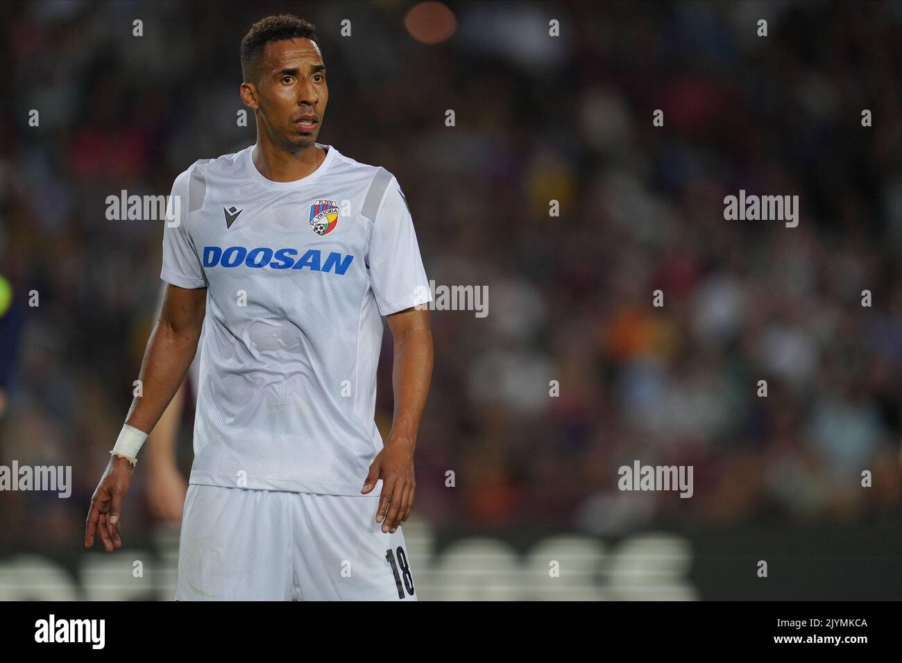 Jhon Mosquera of Viktoria Plzen during the UEFA Champions League match ...