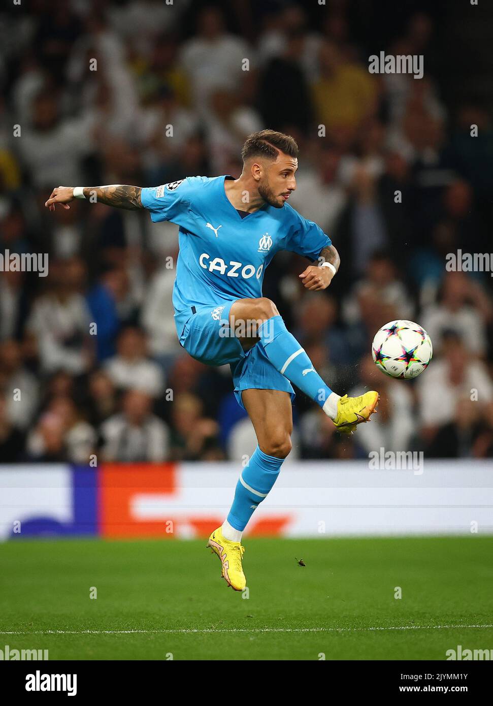 London, UK. 7th Sep, 2022. Jonathan Clauss of Marseille during the UEFA ...