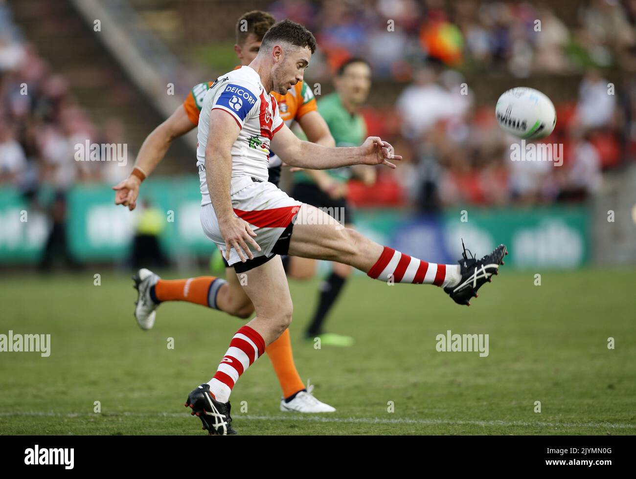 Adam Clune of the Dragons during the Round 4 NRL match between the ...