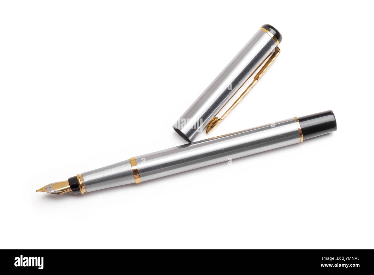 Fountain pen isolated on white background Stock Photo - Alamy