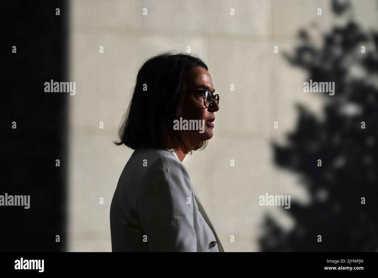 Minister for Families Anne Ruston at a press conference at Parliament ...