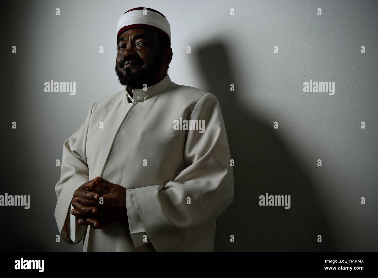 Imam Abdul Quddoos Al Azhari poses for a photo at the Australian ...