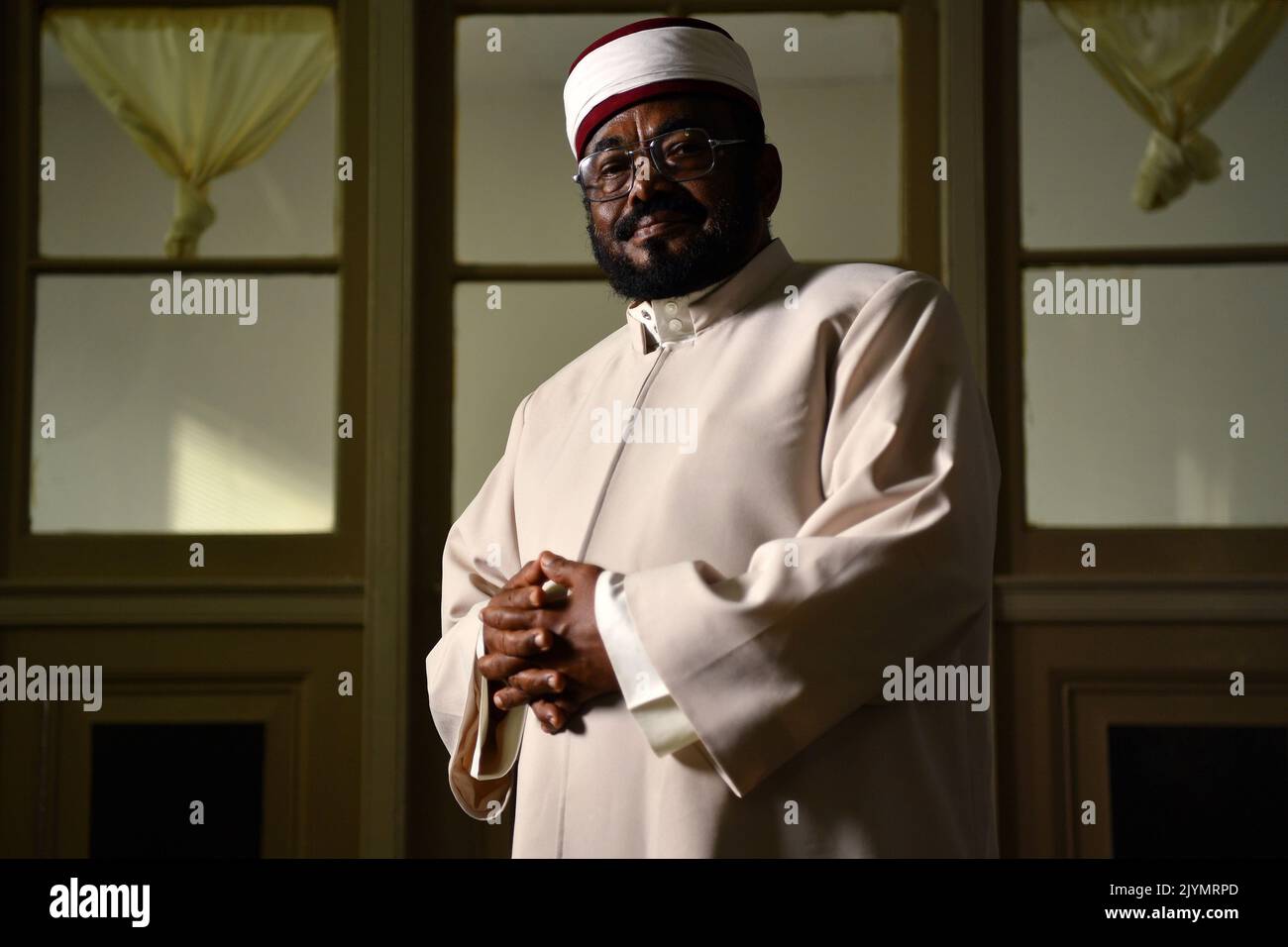 Imam Abdul Quddoos Al Azhari poses for a photo at the Australian ...