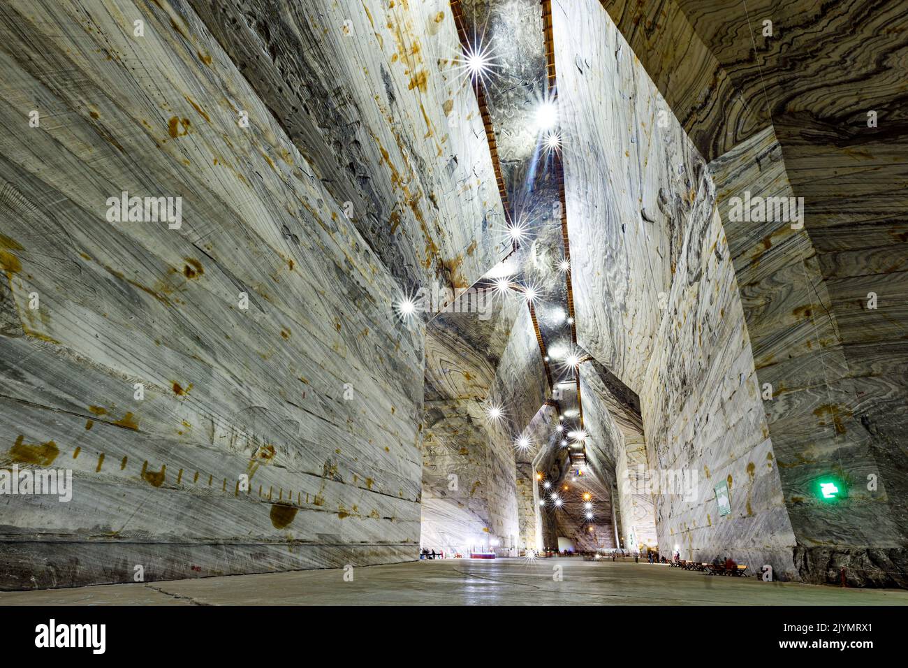 The Salt Mine of Slanic Prahova in Romania Stock Photo - Alamy