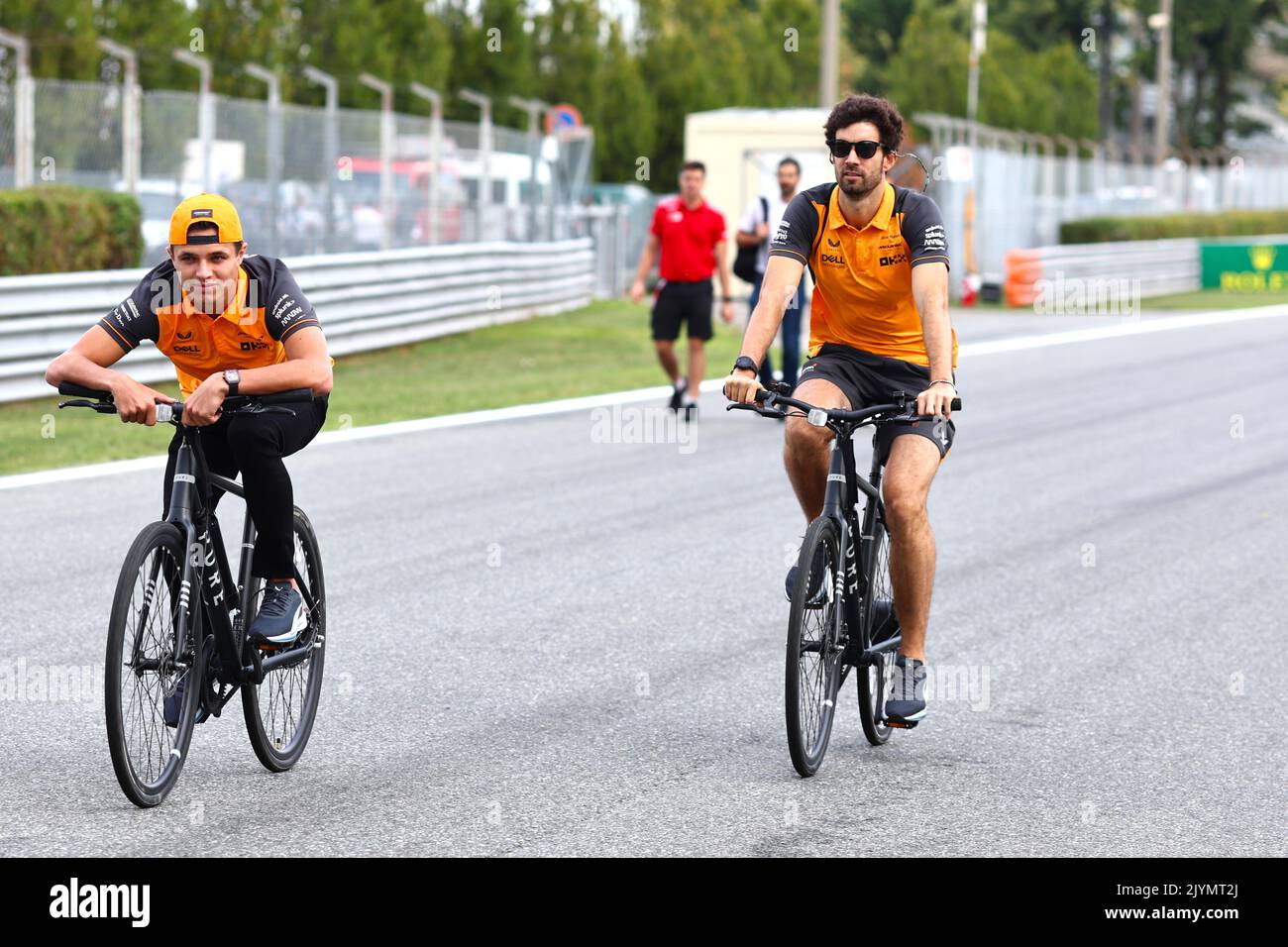Monza, Italy. 08th Sep, 2022. Lando Norris (GBR) McLaren rides the ...