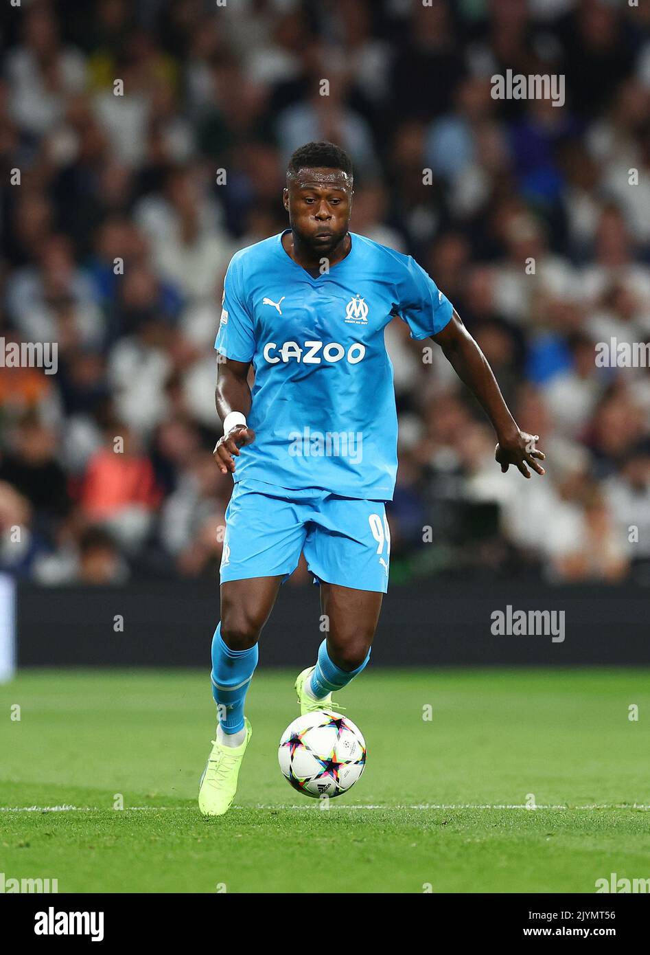 London, UK. 7th Sep, 2022. Chancel Mbemba of Marseille during the UEFA ...
