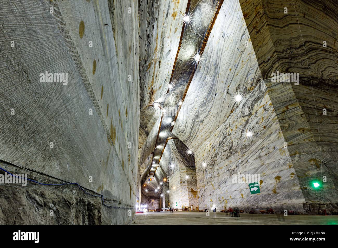 The Salt Mine of Slanic Prahova in Romania Stock Photo - Alamy