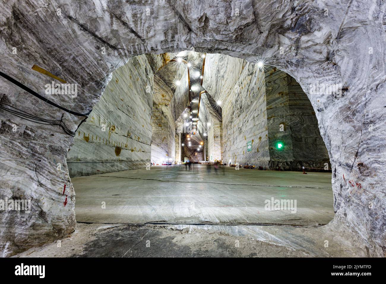 The Salt Mine of Slanic Prahova in Romania Stock Photo - Alamy
