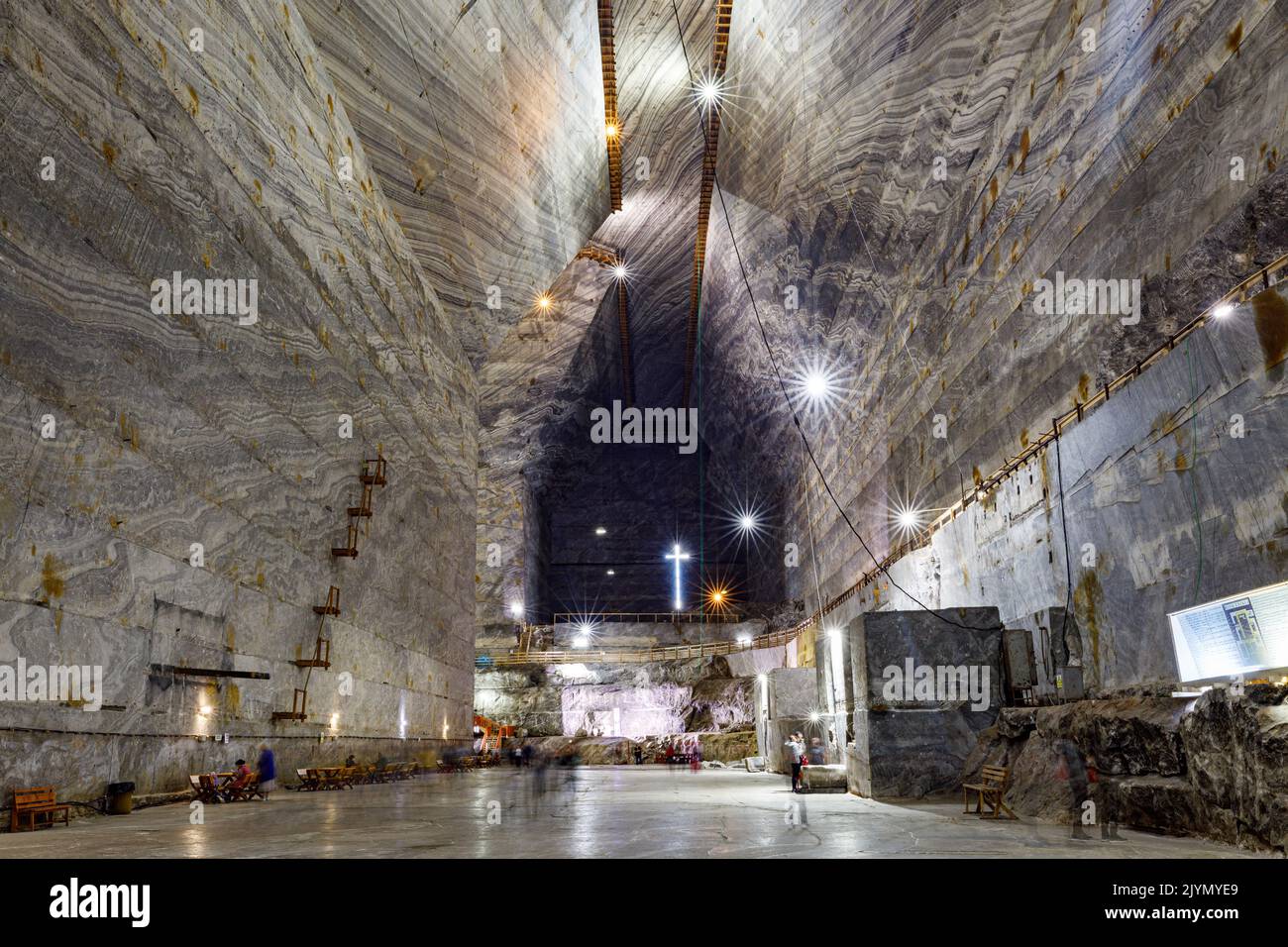 The Salt Mine of Slanic Prahova in Romania Stock Photo - Alamy