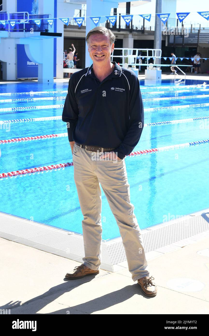 Newly appointed Swimming Australia CEO Alex Baumann poses for a photograph during Day 2 of the ...