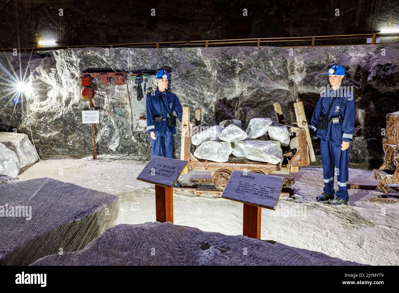The Salt Mine of Slanic Prahova in Romania Stock Photo - Alamy