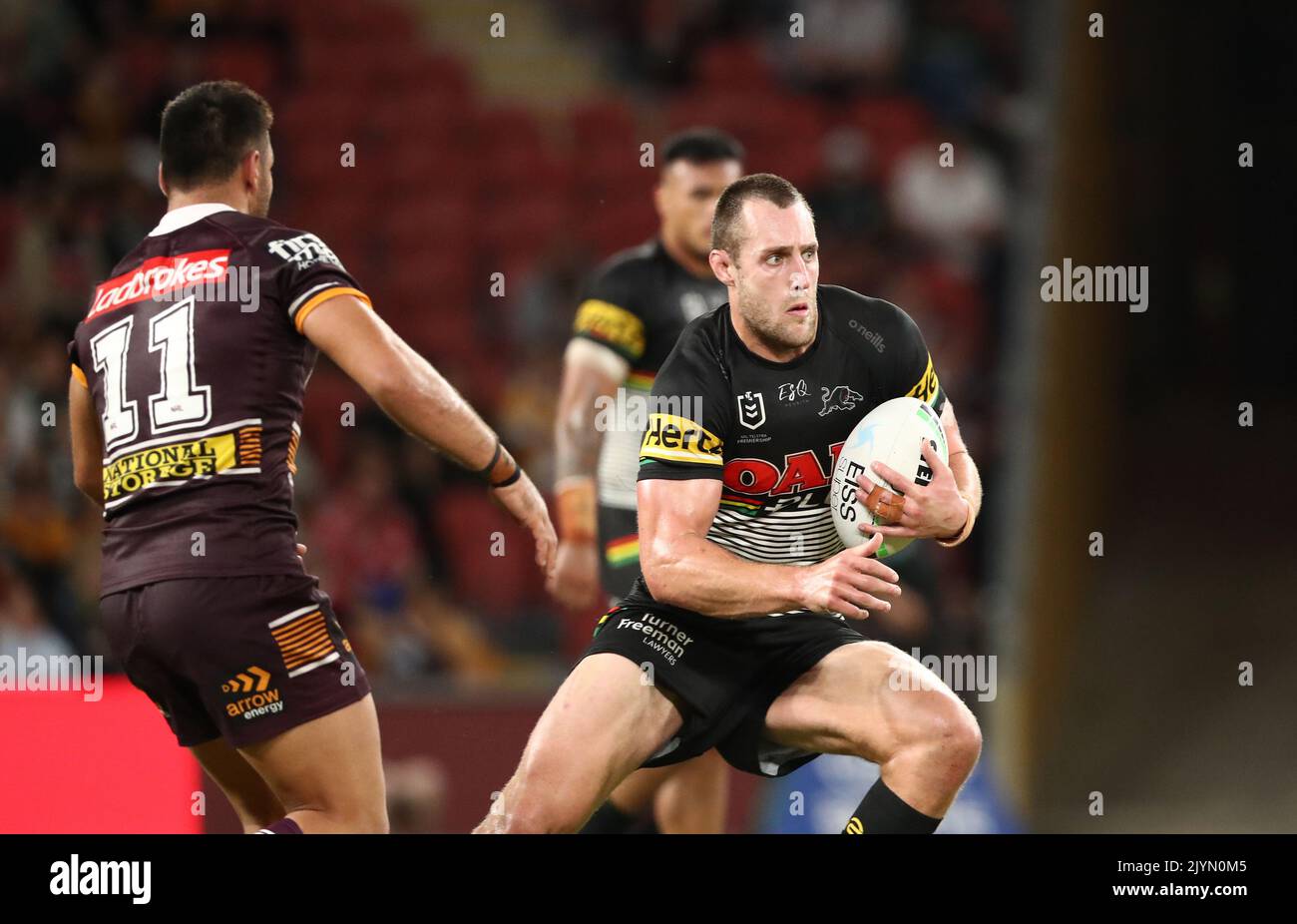 Isaah Yeo of the Panthers in action during the Round 6 NRL match ...