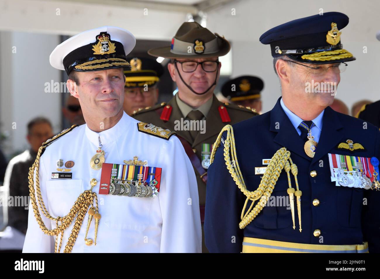 Chief of Navy Vice Admiral Michael Joseph Noonan, Chief of Army ...