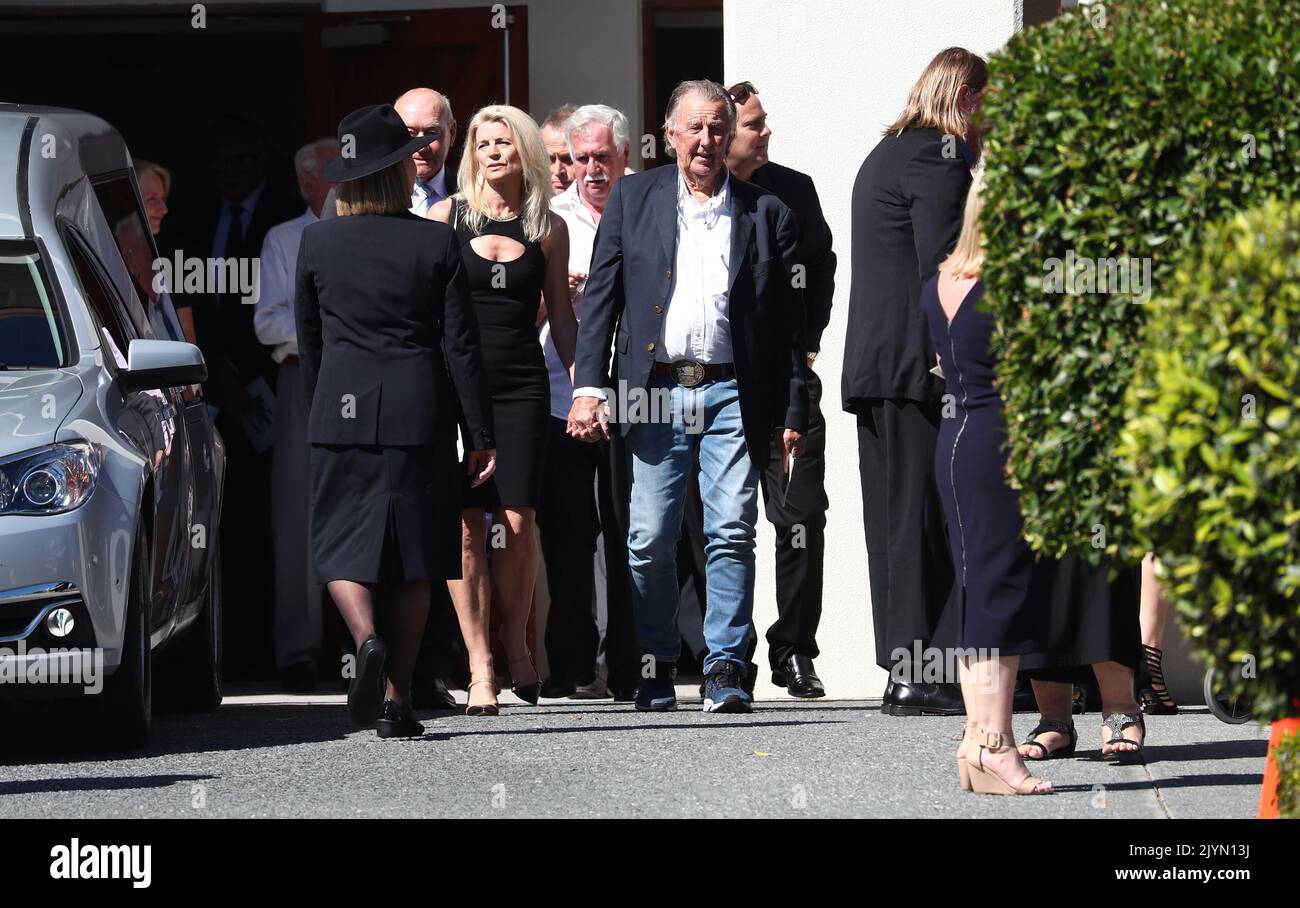 John Singleton attends the funeral for Rugby League great Tommy ...