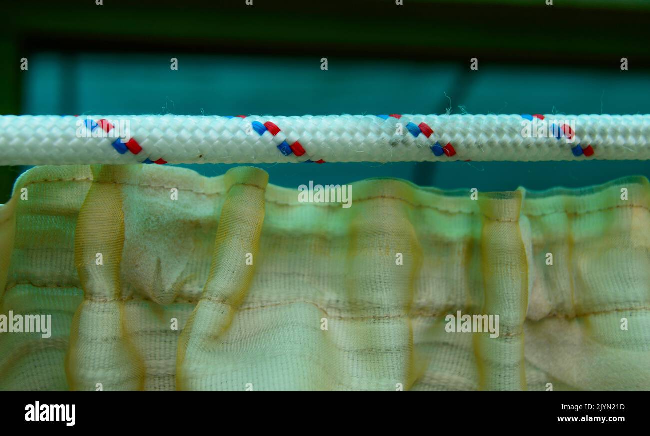 Laundry curtains hi-res stock photography and images - Alamy