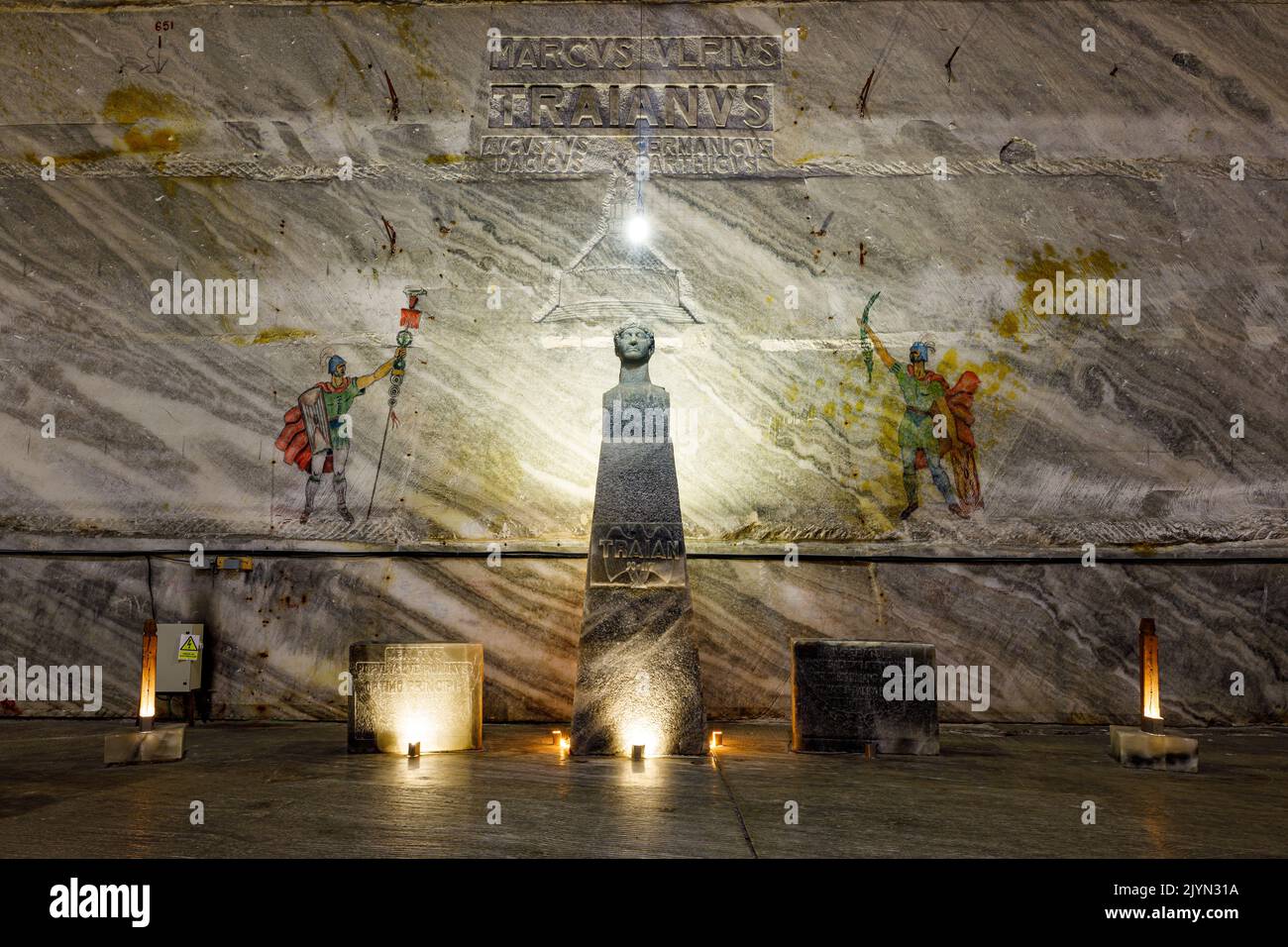 The Salt Mine of Slanic Prahova in Romania Stock Photo - Alamy