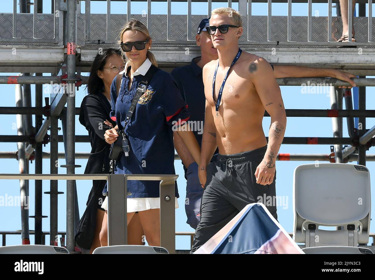 Cody Simpson is seen with girlfriend Marloes Stevens following Simpsons ...