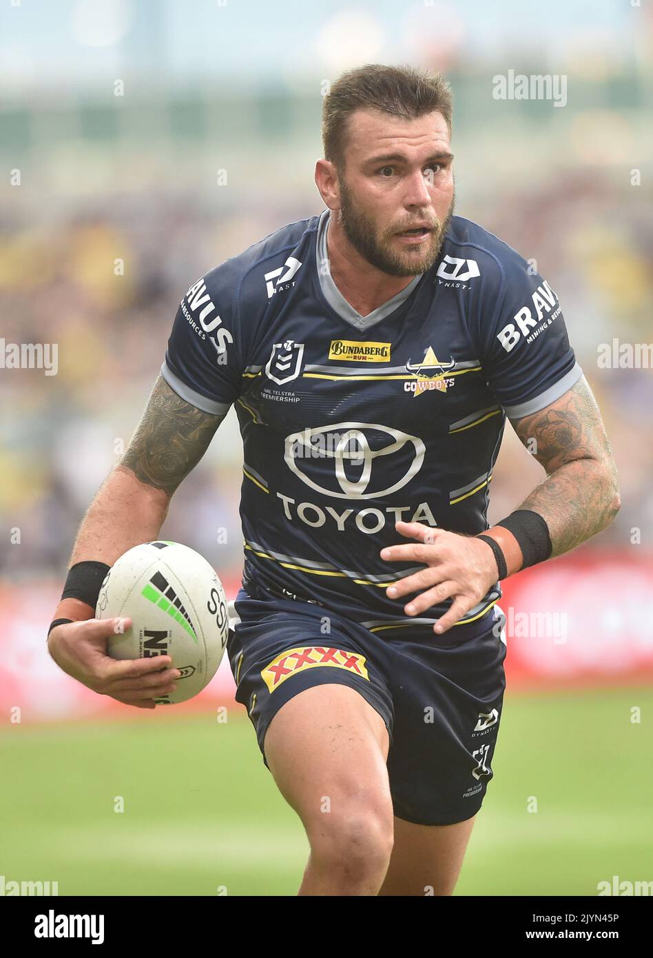 Kyle Feldt during the Round 6 NRL match between the North Queensland ...