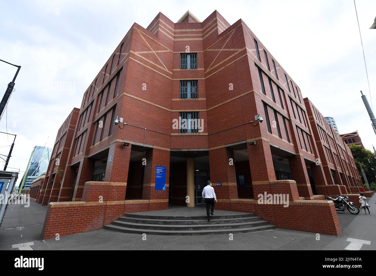 General view of the exterior of the Melbourne Assessment Prison in ...