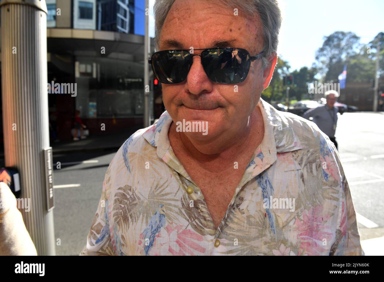Peter Foster arrives at the Downing Centre District Court in Sydney ...