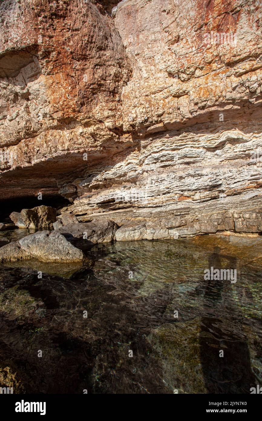 Rocks and sea, natural fantasy, rocky landscape Stock Photo - Alamy
