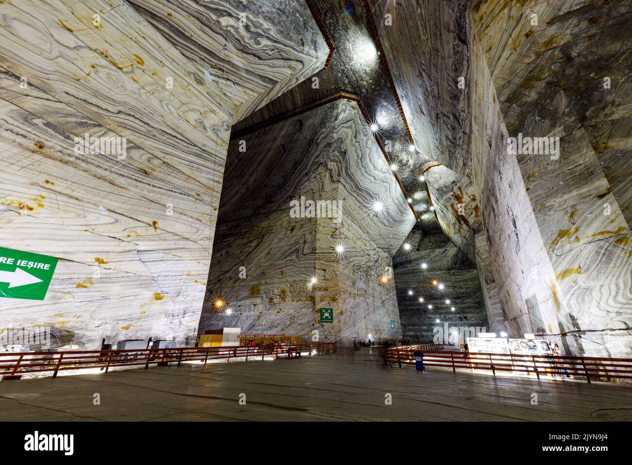The Salt Mine of Slanic Prahova in Romania Stock Photo - Alamy