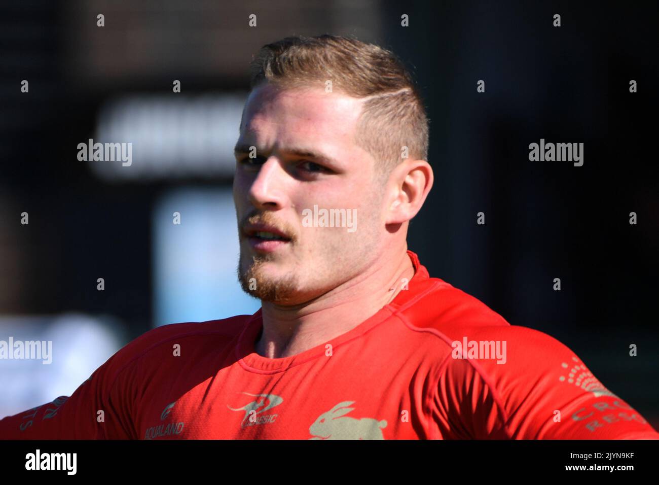 Forward Luke Burgess during a South Sydney Rabbitohs NRL training ...