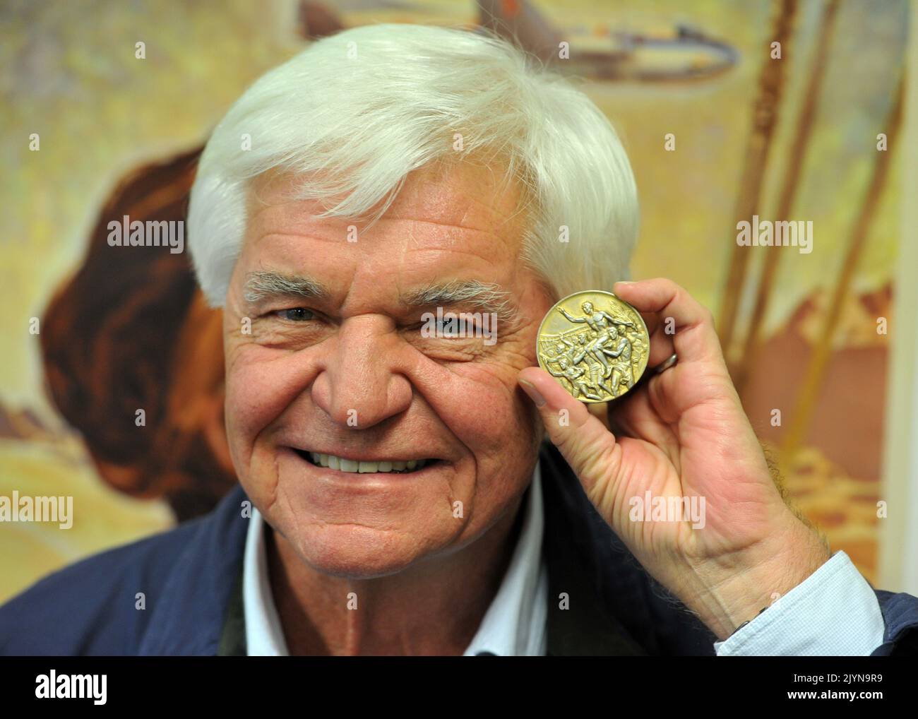 Australian swimming legend John Konrads, winner of the 1500m freestyle ...