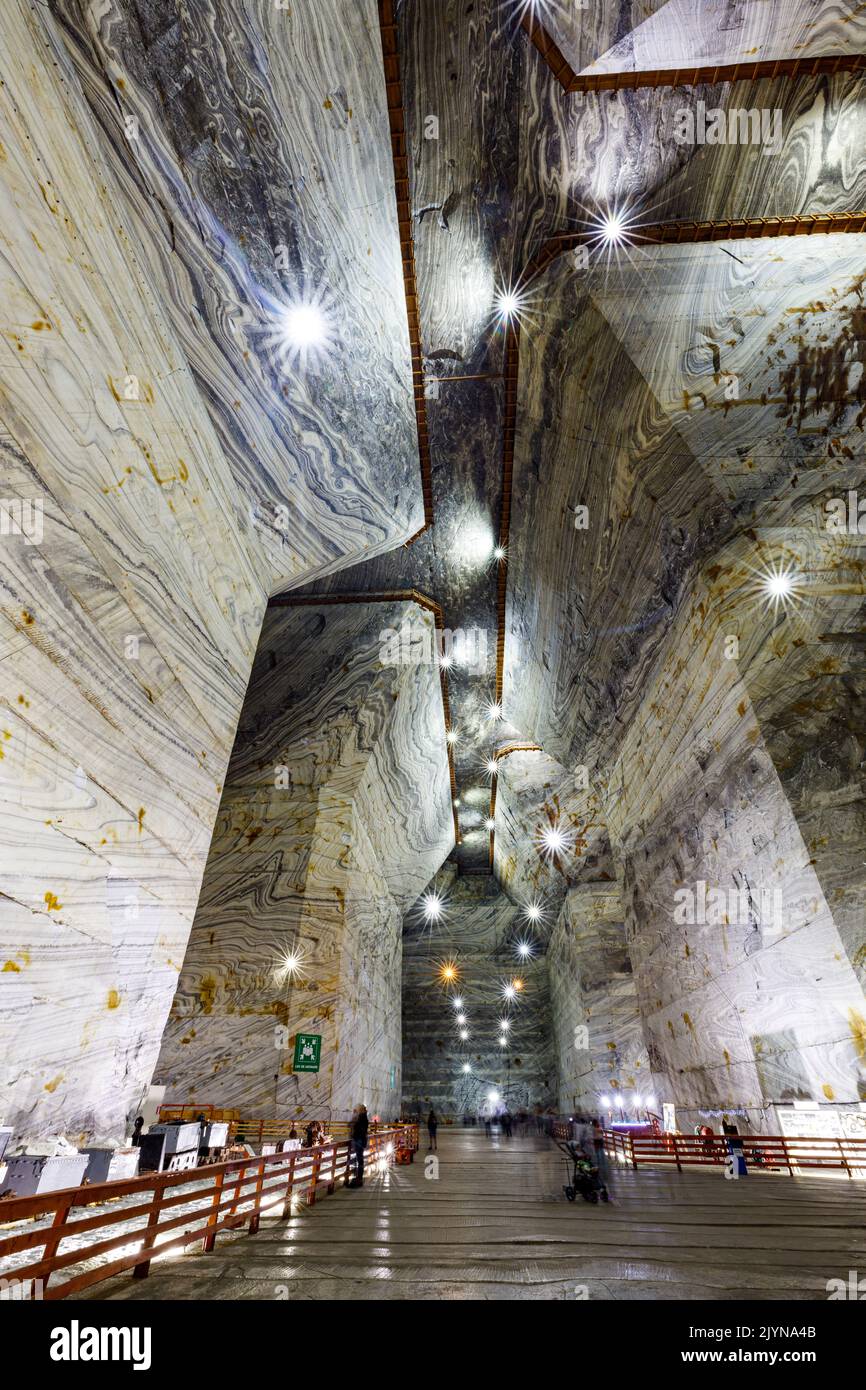 The Salt Mine of Slanic Prahova in Romania Stock Photo - Alamy