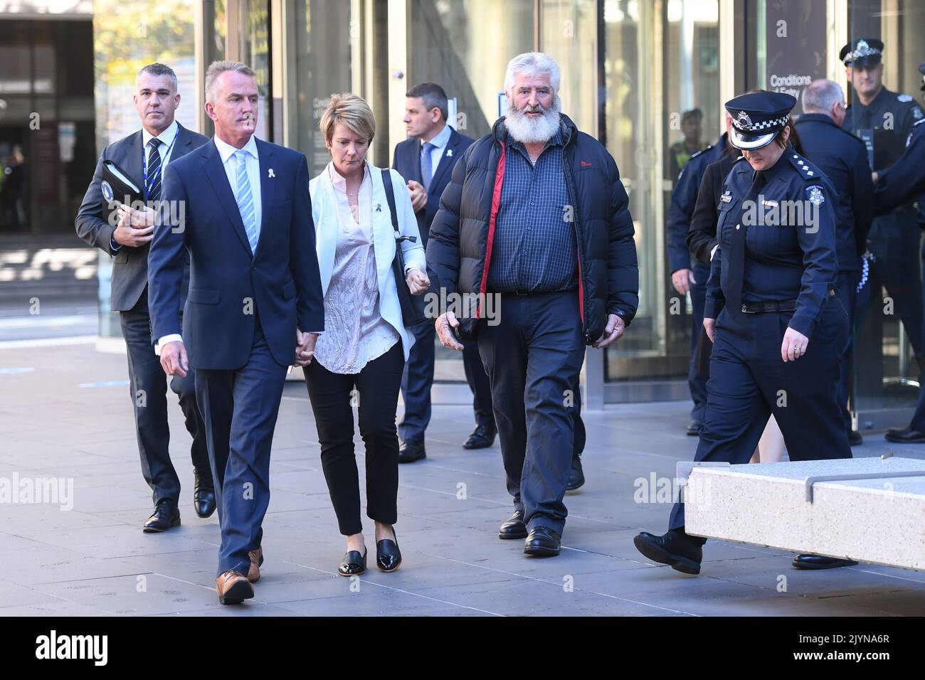 Father of Josh Prestney, Andrew Prestney (front left), mother of Josh ...