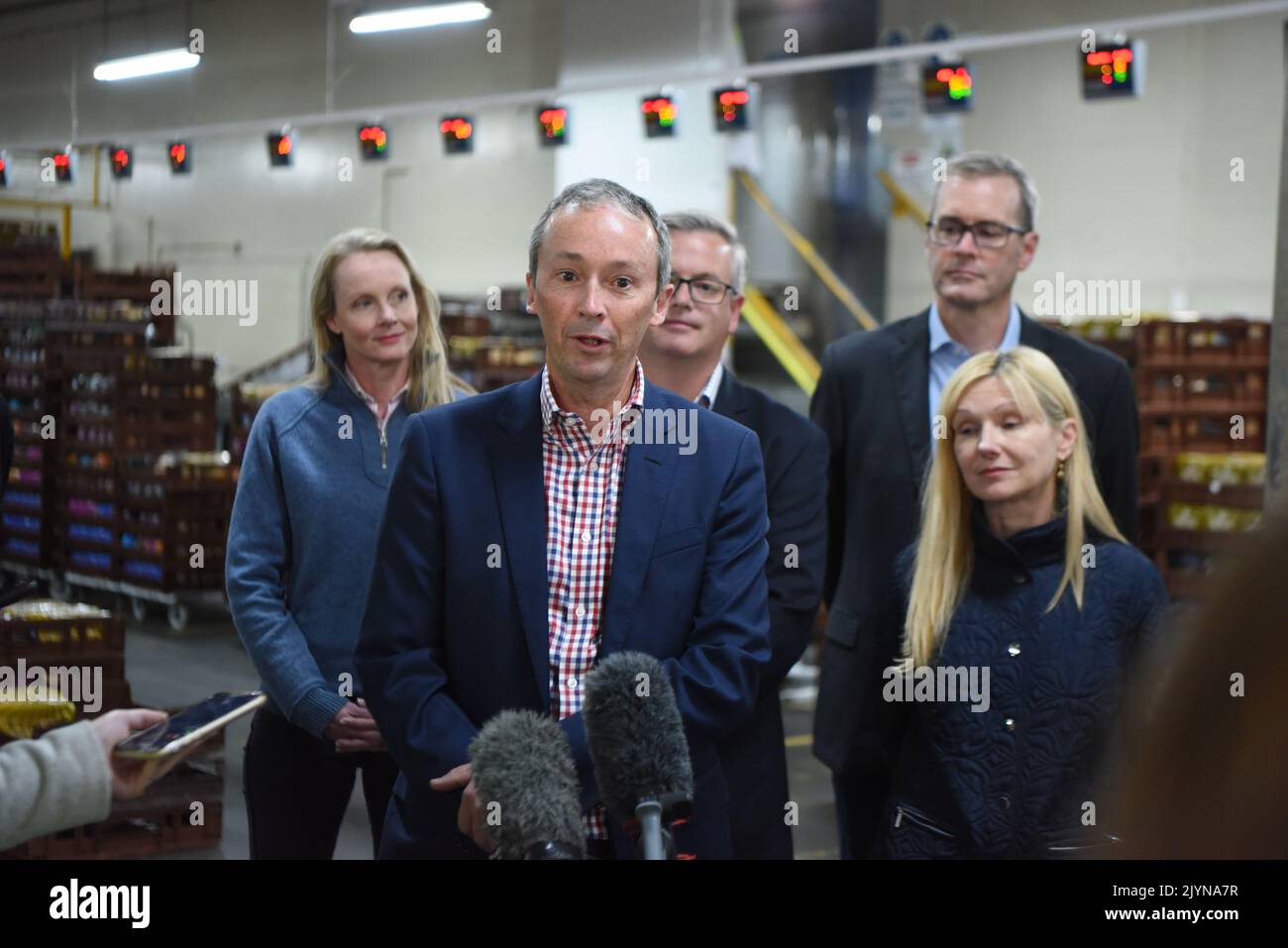Tasmanian Chamber of Commerce chair Paul Ranson speaks at Tasmanian ...