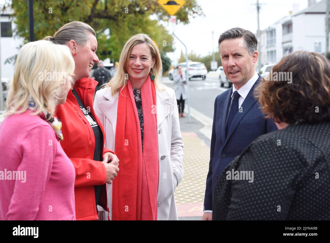 (L- R) Tasmanian Senator Helen Polley, Bass candidate Jane Finlay ...