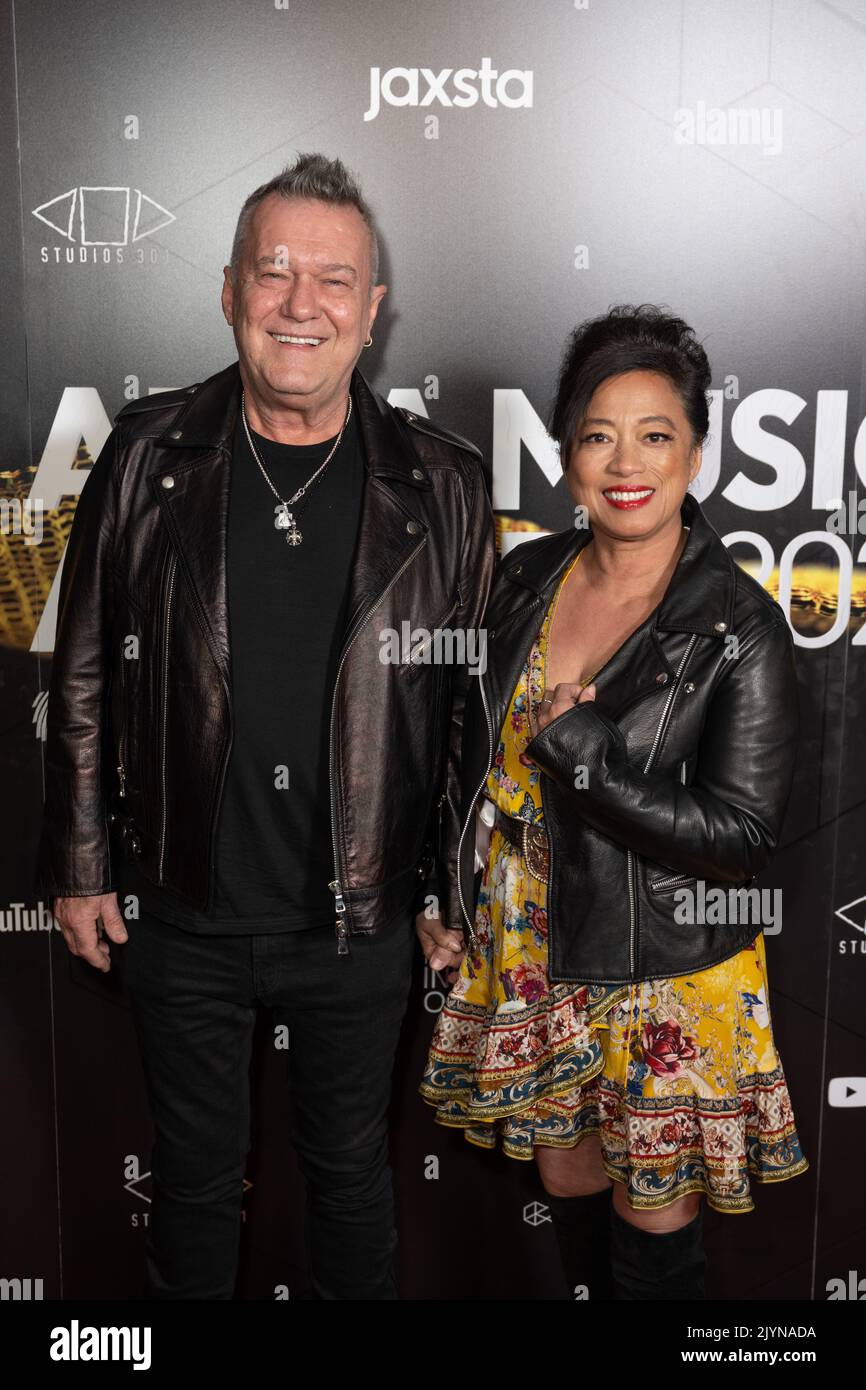 Jimmy Barnes and Jane Mahoney attending The APRA Music Awards, in ...