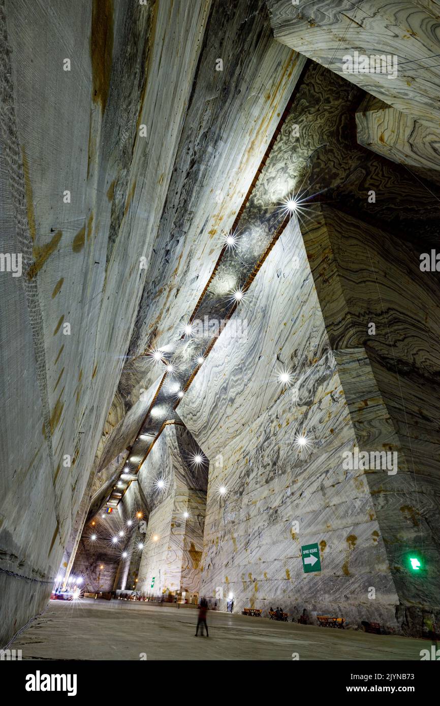 The Salt Mine of Slanic Prahova in Romania Stock Photo - Alamy