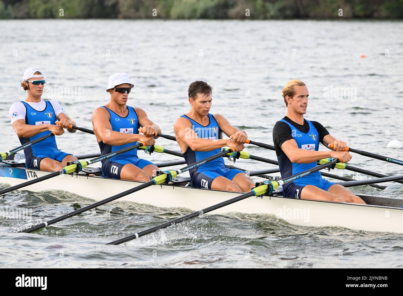 Nicolo Carucci, Luca Chiumento, Andrea Panizza, Giacomo Gentili during ...