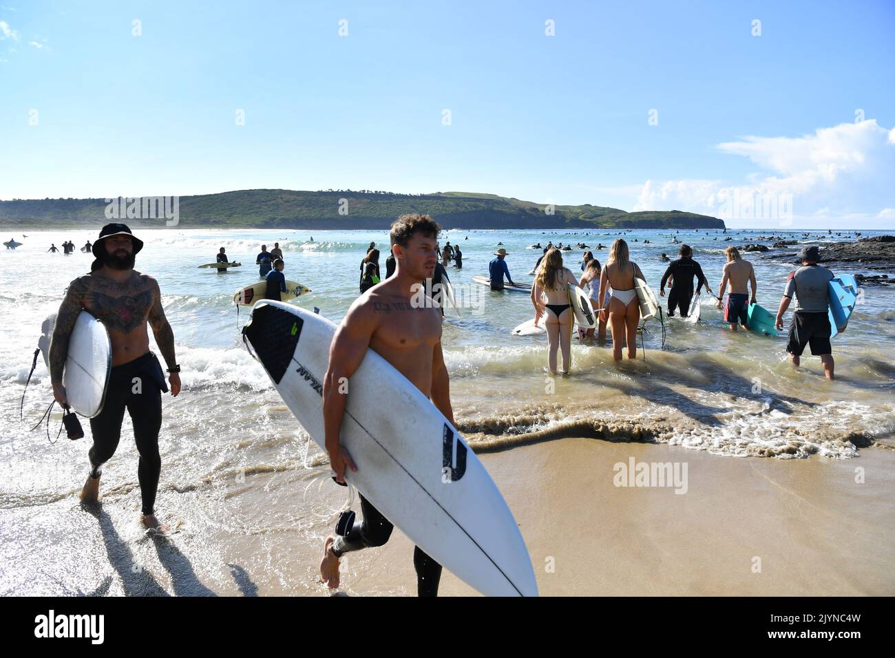 More than 600 surfers participate in a world record attempt paddle out ...
