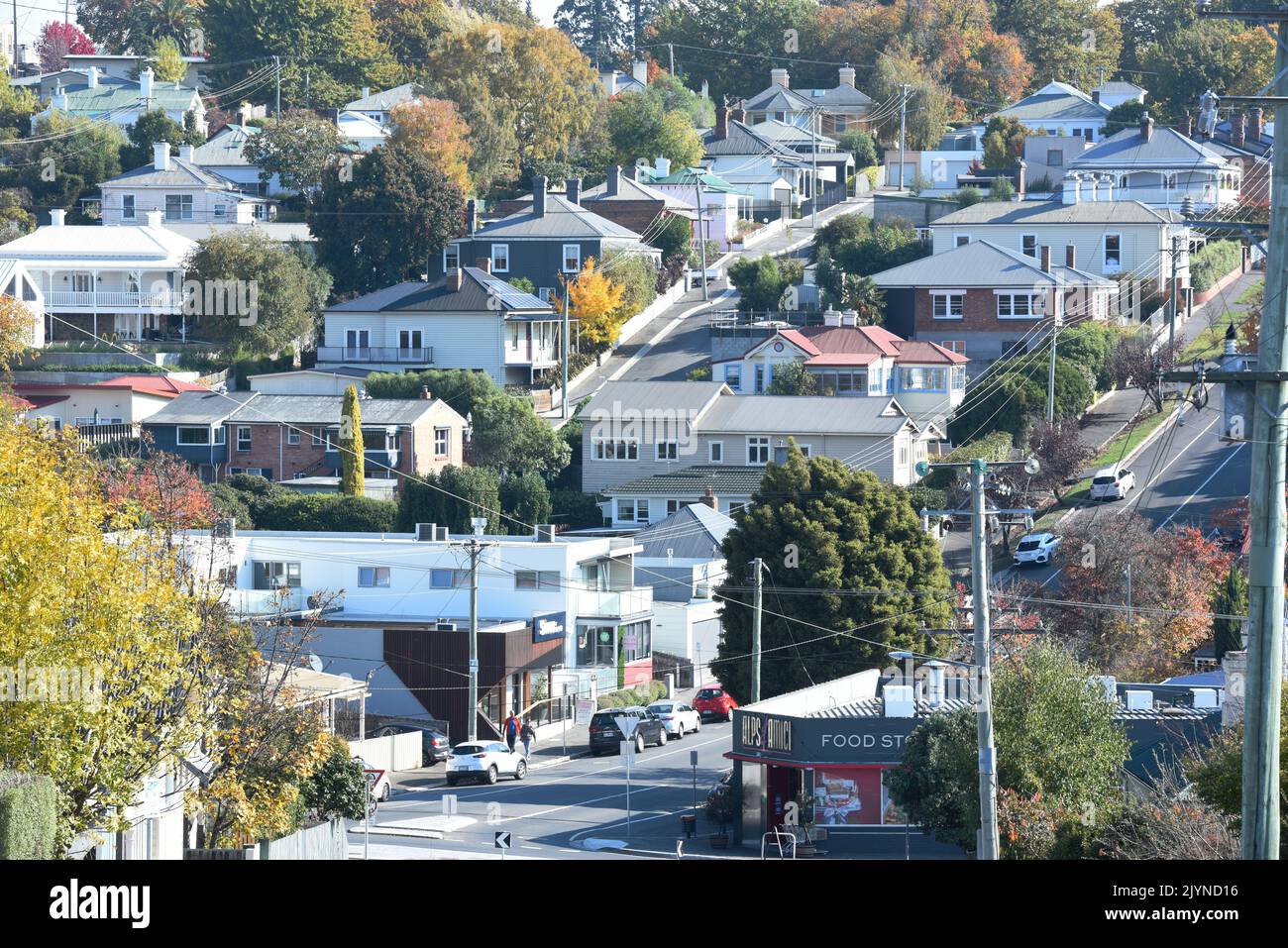 A general view of Arthur Street in Launceston, Tasmania, Saturday, May ...