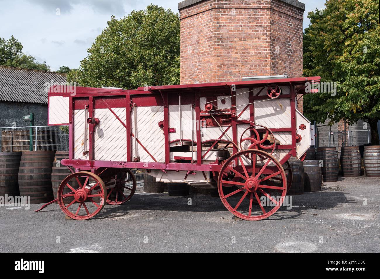 Midleton distillery vintage vehicle outside the old Jameson distillery ...