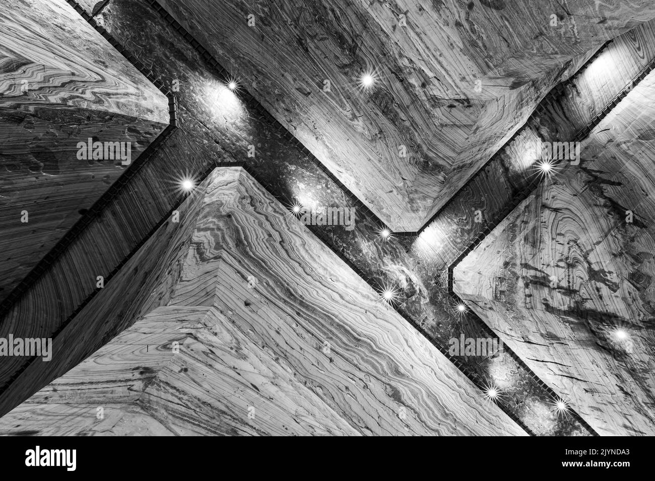 The Salt Mine of Slanic Prahova in Romania Stock Photo - Alamy