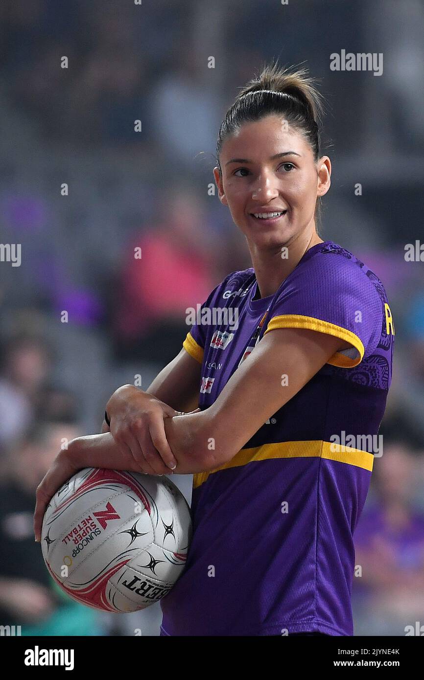 Kim Ravaillion of the Firebirds looks on during the Round 1 Super ...