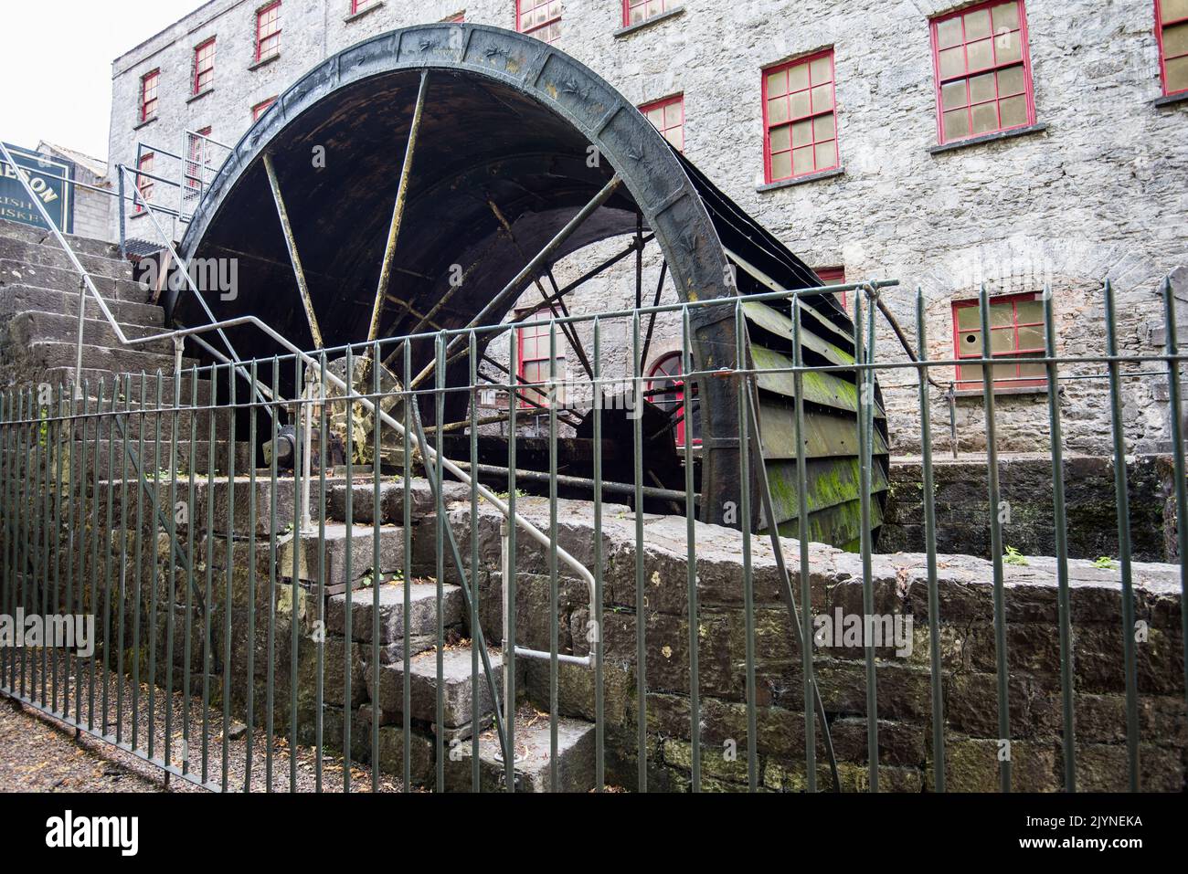 Water wheel to be seen on the Jameson Experience, a tour around the old ...